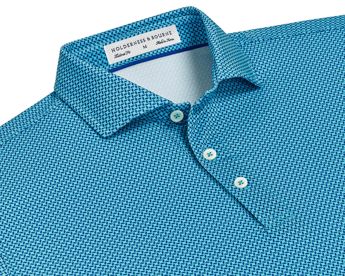 Performance Pique Fabric Polo Shirts | Holderness & Bourne