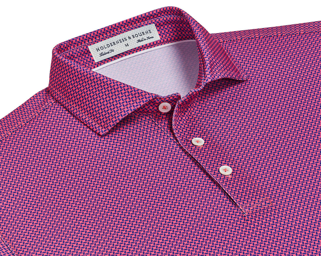 Performance Pique Fabric Polo Shirts | Holderness & Bourne