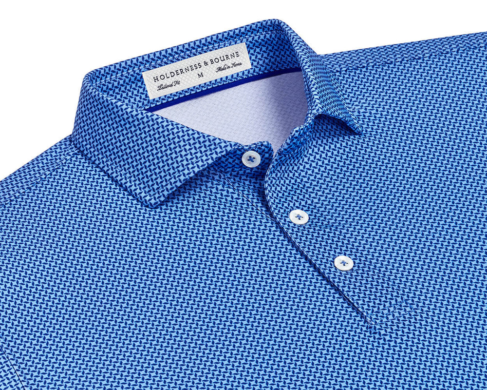 Performance Pique Fabric Polo Shirts | Holderness & Bourne