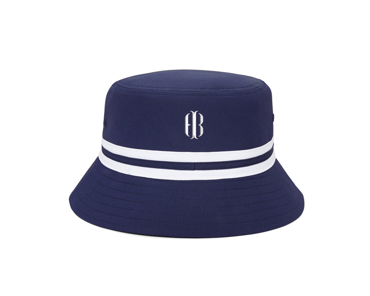 The Lightweight Bucket Hat: Navy with HB Icon