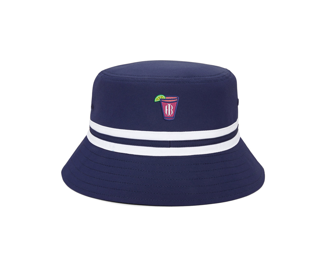 Men’s Navy Blue Bucket Hat with Transfusion Logo | Holderness & Bourne
