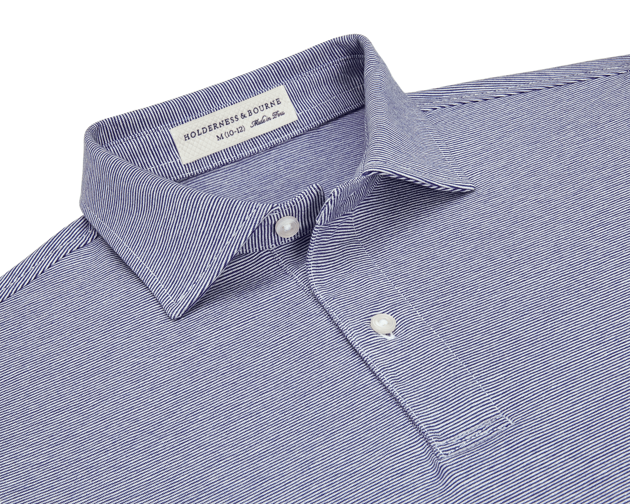 The Hunter Boys Shirt: Navy & White