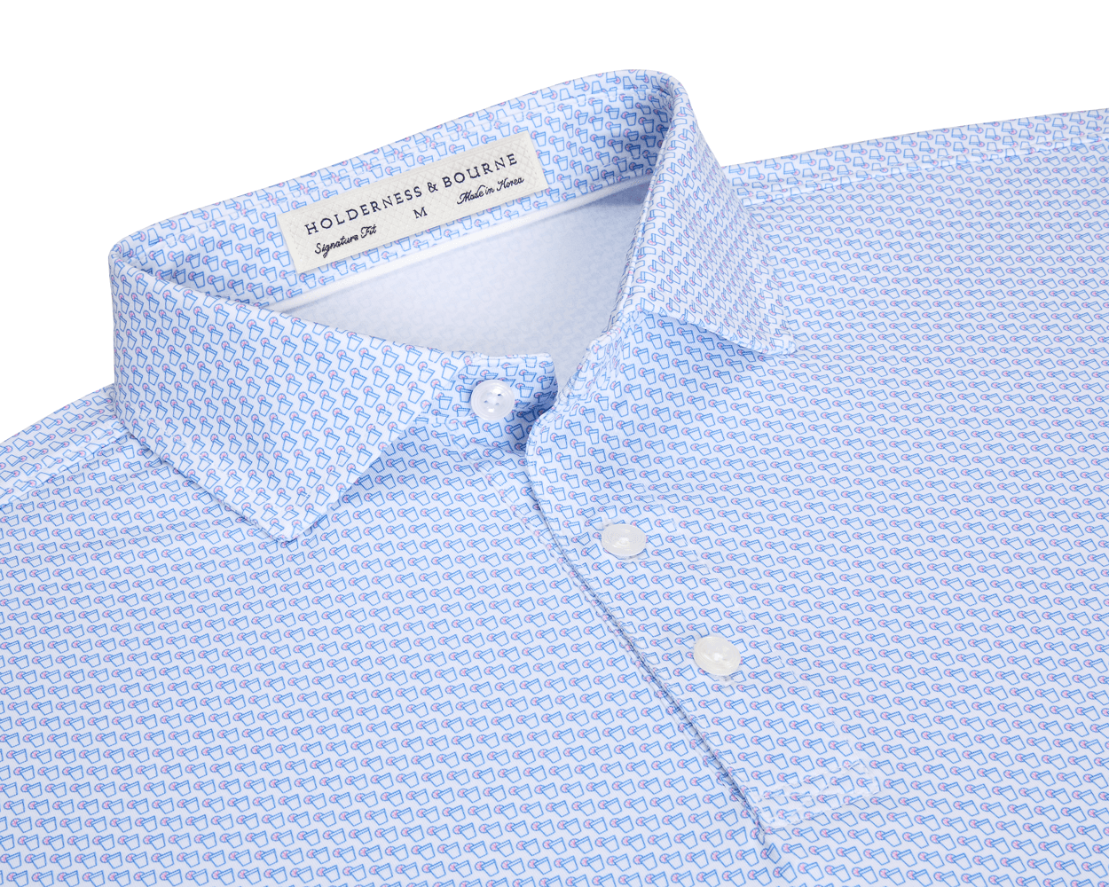 The Fulton Shirt: Belmont & Horizon Blue