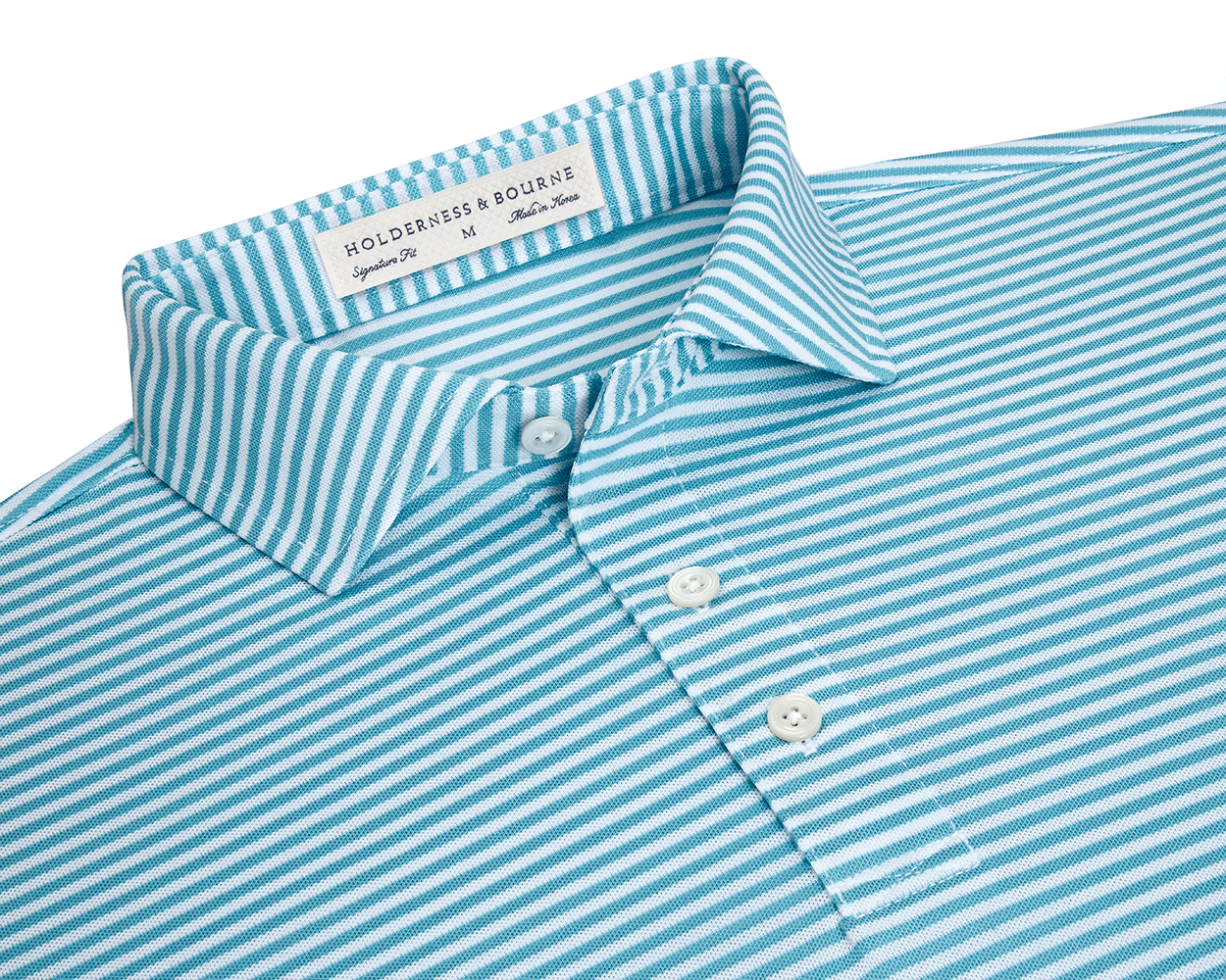 The Maxwell Shirt: Harbor & White